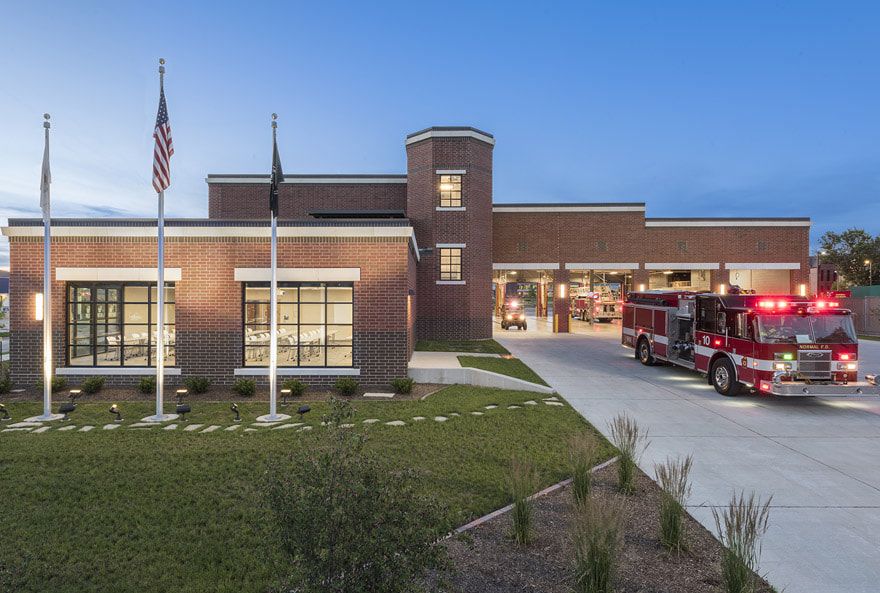 BLDD Architects | Normal Fire Department Headquarters Station
